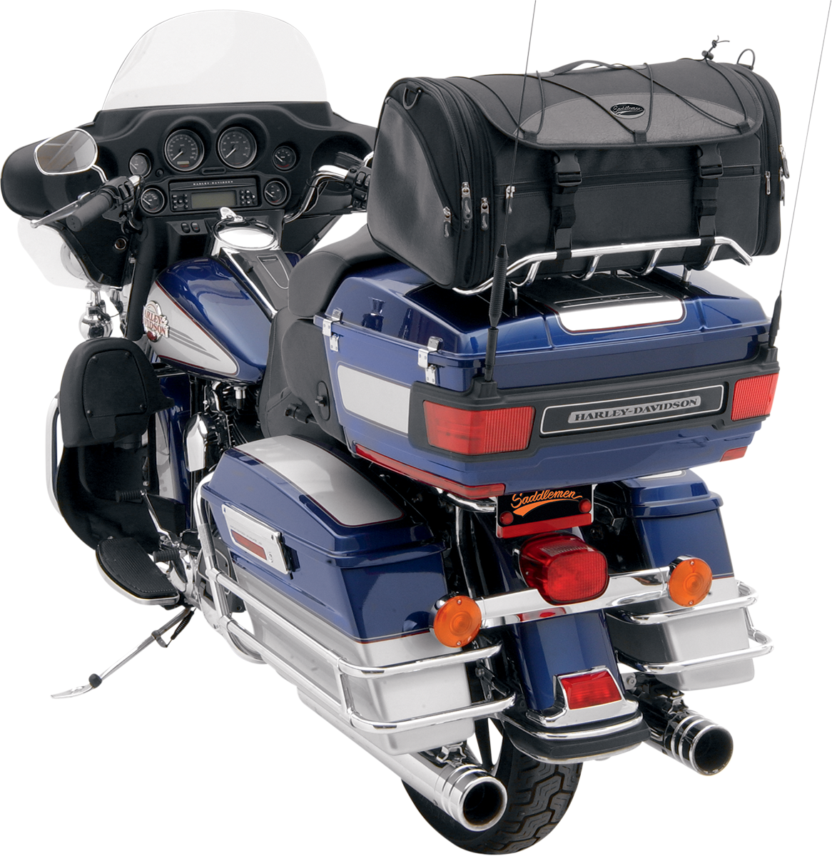 Saddlemen Deluxe Rear Universal Motorcycle Tour Pak Rack Luggage Bag Saddlemen Deluxe Rear Universal Motorcycle Tour Pak Rack Luggage Bag